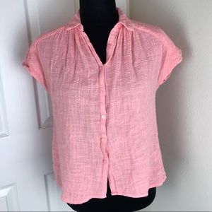 Universal Thread | Tops | Universal Threads Pink Button Down Short ...